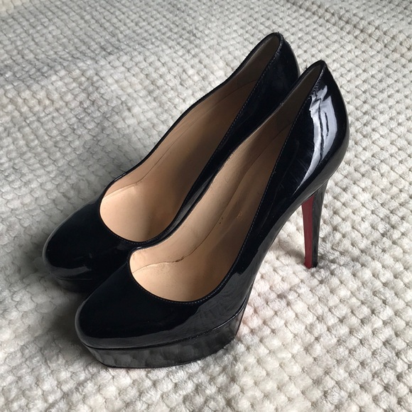 Christian Louboutin | Shoes | Christian Louboutin Red Bottom Black ...